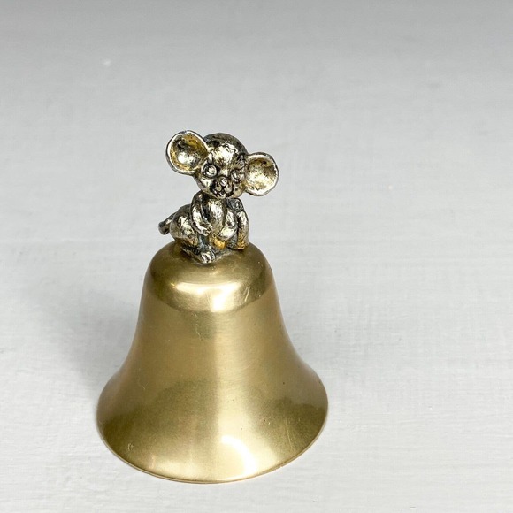 Enesco | Accents | Vintage Enesco Solid Brass Bell 25 Miniature With ...